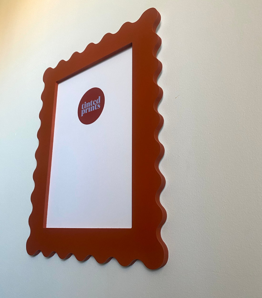 A4 Terracotta Squiggle Frame – Tinted Prints